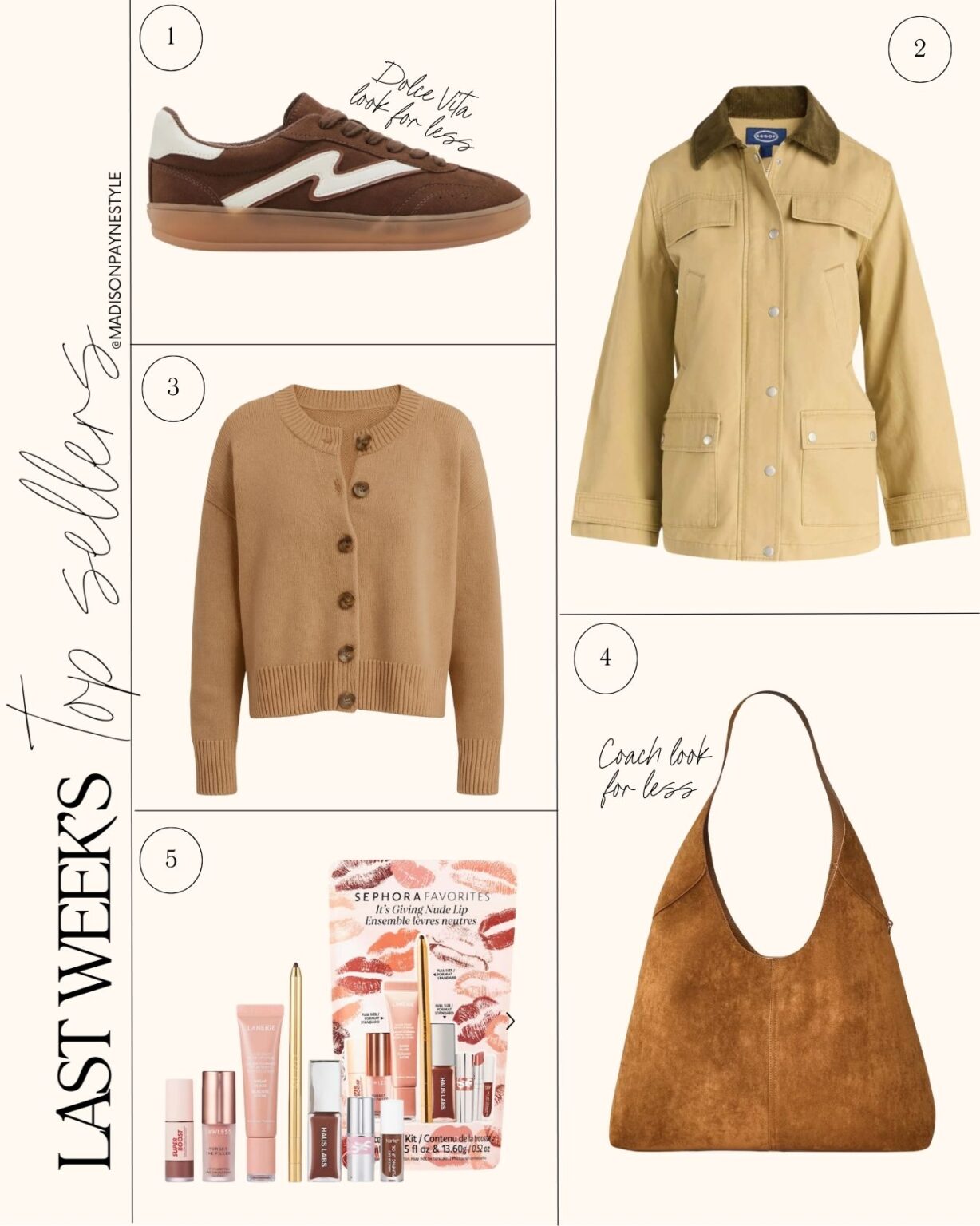 LAST WEEK’S BEST SELLERS | AUGUST 10TH – AUGUST 16TH - Madison Payne